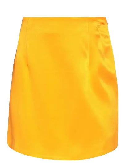 SOALLURE Mini Skirt - Orange