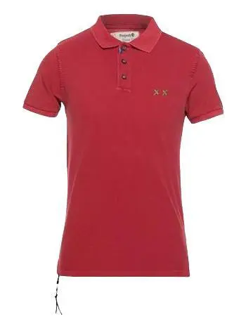 PROJECT E Polo Shirt Antique Rose Size Cotton - Red