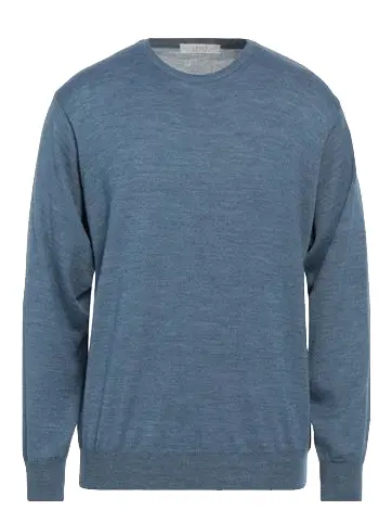VNECK Knitted Sweater - Blue