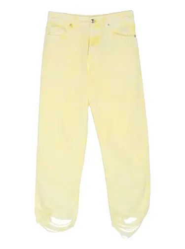 VICOLO Pastel Cotton Mom Jeans - Yellow
