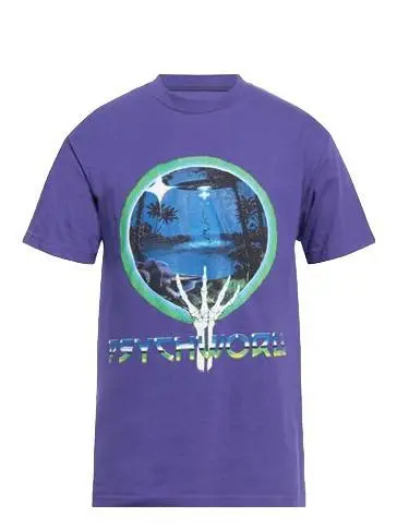 PSYCHWORLD T-shirt Size Cotton - Purple