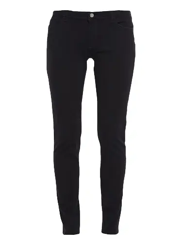 Emporio Armani Cotton-blend Skinny Jeans - Black