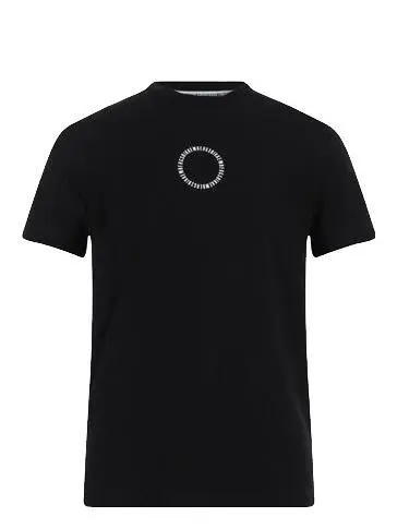 BIKKEMBERGS T-shirt Size Cotton, Elastane - Black
