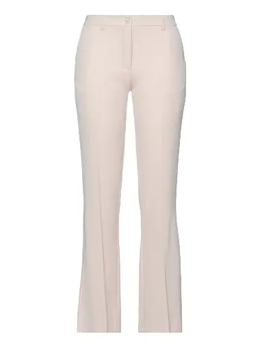MARC ELLIS Flared Crepe Pants - Beige
