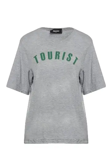 Dsquared2 T-shirt In Cotton And Viscose - Grey