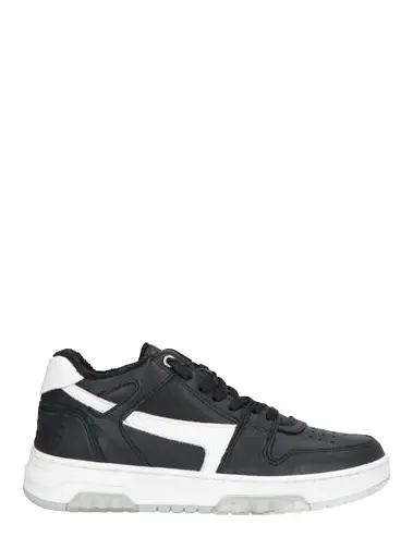 CAFÈNOIR Soft Leather Low-top Sneakers - Black