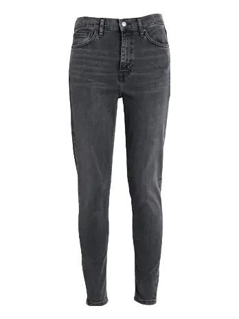 Topshop Jeans In Cotton, Polyester, And Elastane - Black