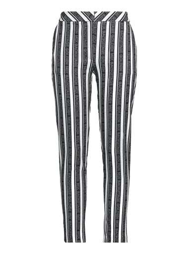 Relish Striped Tapered Leg Trousers - Black