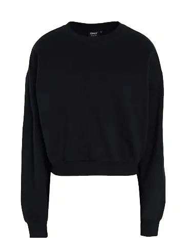 Only Sweatshirt In Cotton And Polyester - Black
