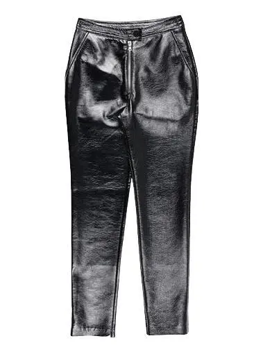 MANILA GRACE Skinny Coated Pants - Black