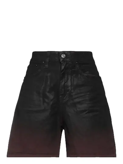 DEPARTMENT 5 Coated Denim Shorts - Brown