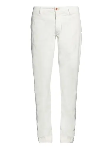 HANDPICKED Pants Size Cotton, Elastane - Off White