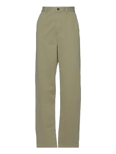 DR. DENIM Straight-leg Gabardine Trousers - Green