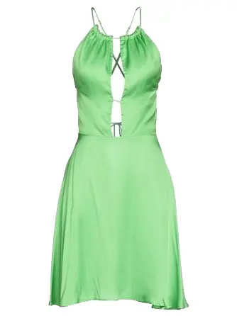 VICOLO Light Viscose Midi Dress - Green