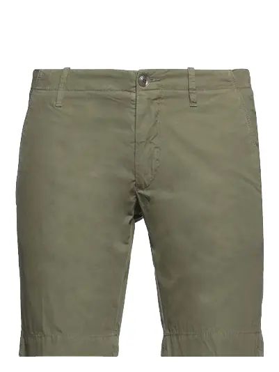 AT.P.CO Cotton Chino Shorts - Green