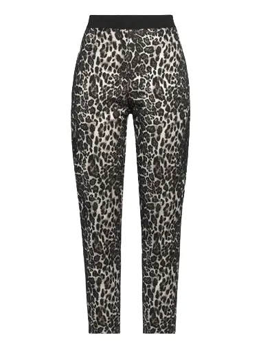 19.70 NINETEEN SEVENTY Animal Print Trousers - Black