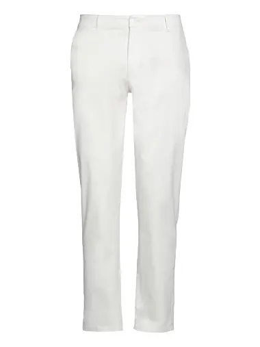 STILOSOPHY Pants Size Cotton, Elastane - White