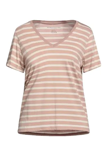 Majestic Filatures Striped Jersey T-shirt - Beige