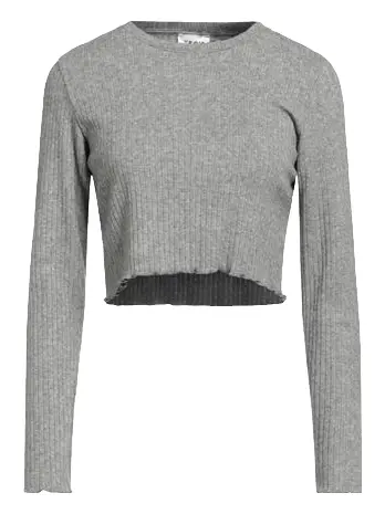 BERNA Mélange Ribbed Knit Sweater - Grey