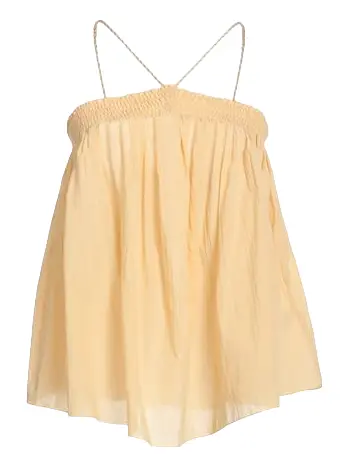 Alpha Studio Peplum Top - Beige