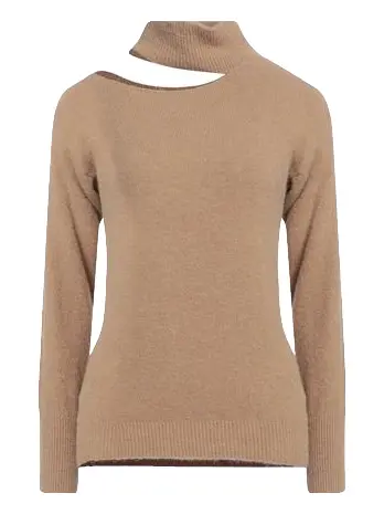 ANGELA MELE MILANO Turtleneck Top - Beige