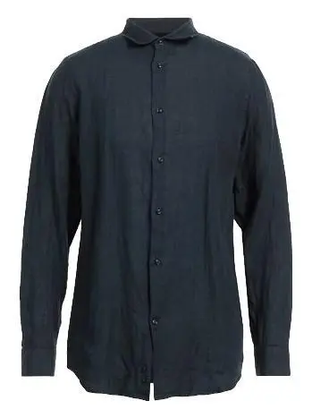 John Richmond Shirt Size Linen - Blue