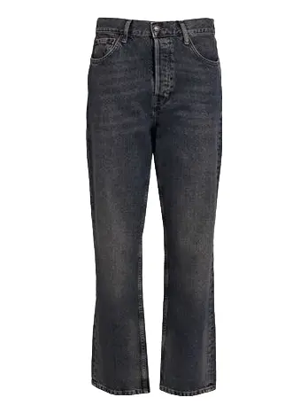 Topshop Straight Leg Jeans - Blue