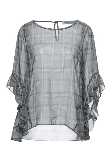 PIANURASTUDIO Crepe Top - Grey