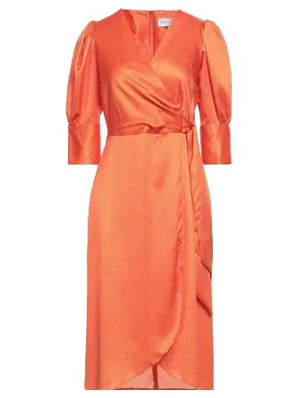 CLOSET Midi Dress - Orange
