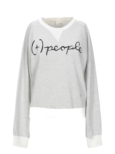 + PEOPLE Light Cotton Sweatshirt - Grey
