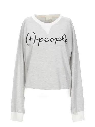 + PEOPLE People Sweatshirt Cotton French Terry - Light Grey