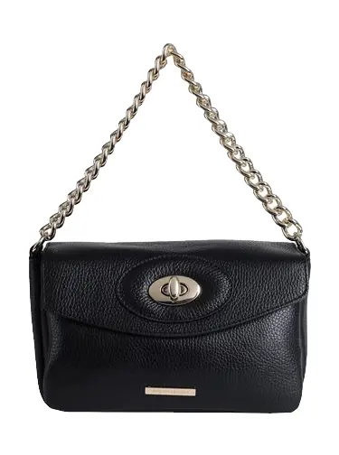 TUSCANY LEATHER Leather Flap Handbag - Black