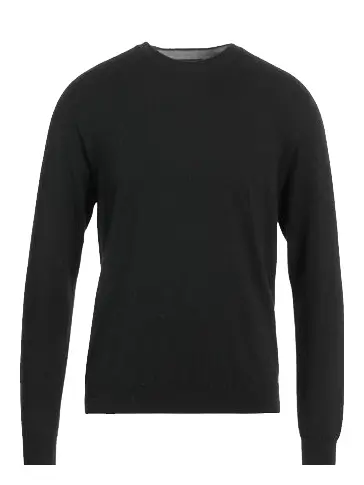 Alpha Studio Sweater In Viscose, Nylon, Wool, Cashmere, And Polyester - Black