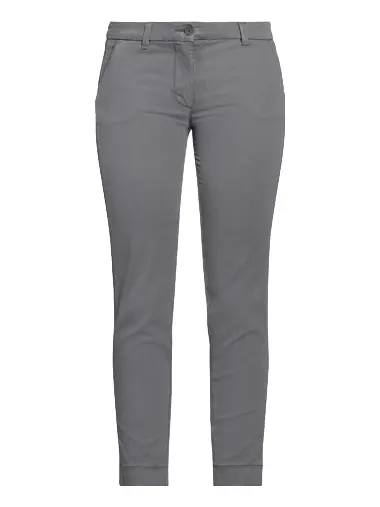 Bruno Manetti Slim Fit Cropped Pants - Grey
