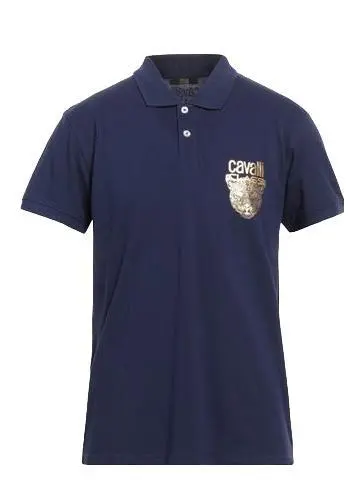 Roberto Cavalli Polo Shirt Size Cotton - Blue