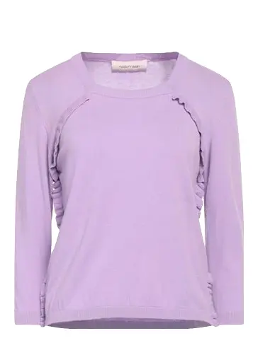 TWENTY EASY BY KAOS Solid Sweater - Purple