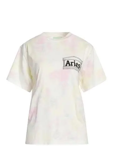 Aries Logo-print T-shirt - Yellow