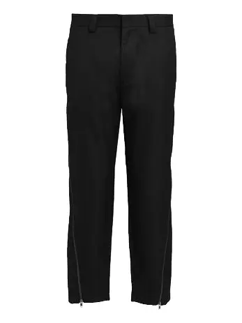 Topman Tailored Tapered Leg Trousers - Black