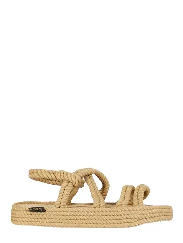 BOHONOMAD Handmade Espadrille Sandals - Beige