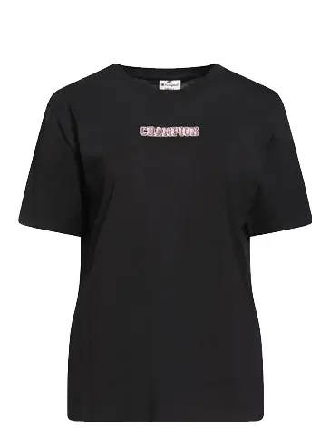 Champion T-shirt In Cotton Jersey - Black