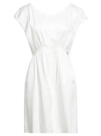 Armani Exchange Mini Trapeze Dress - White