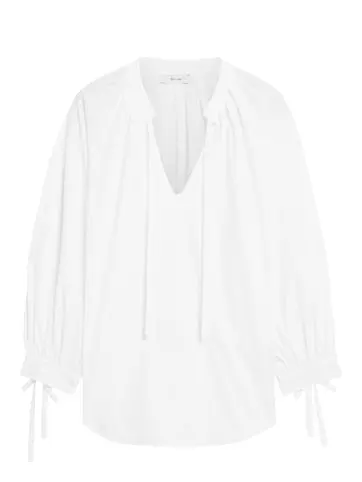 Iris & Ink Bohemian Blouse - White