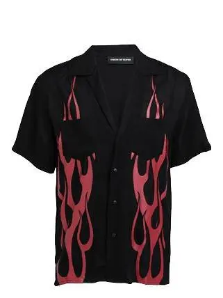 VISION OF SUPER Shirt Size Viscose - Black