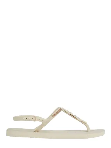 Havaianas Thong Sandal With Buckle Fastening - Off White