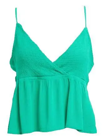 Vero Moda Woven Sleeveless Top - Green