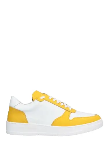 LONELY CROWD Leather Low-top Sneakers - Yellow