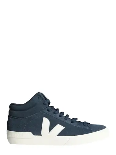 VEJA Suede High-top Sneakers - Navy