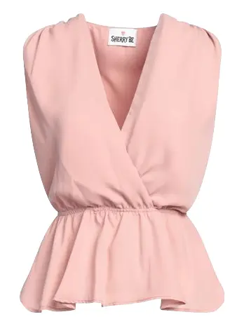 SHERRY BE Peplum Top - Pink
