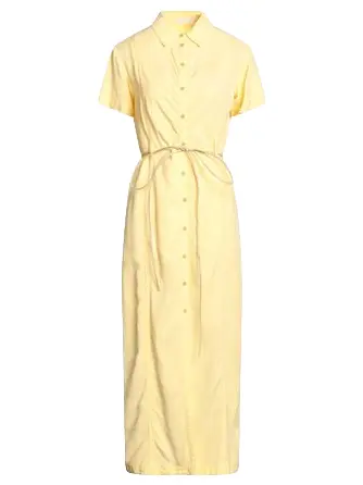 Patrizia Pepe Maxi Lyocell Dress - Yellow
