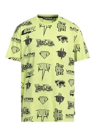 IUTER T-shirt Lime Size Cotton - Green
